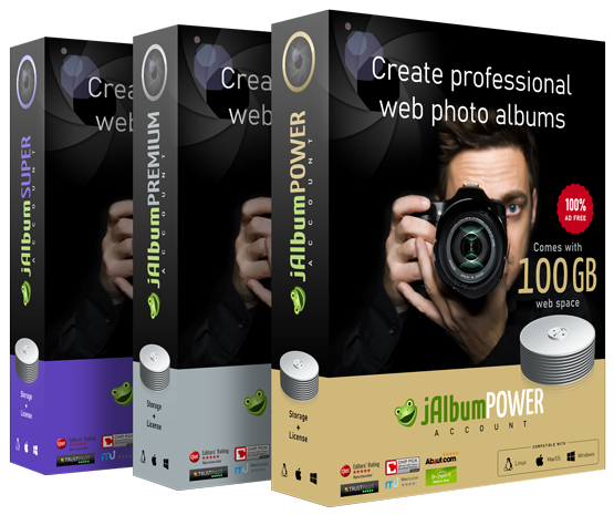 jAlbum - Free Photo Gallery Website Software